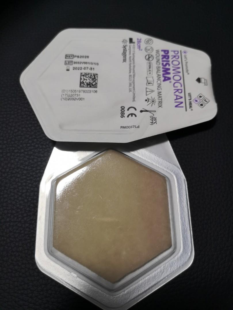 Promogran Prisma Wound Balancing Matrix, Health & Nutrition, Medical ...