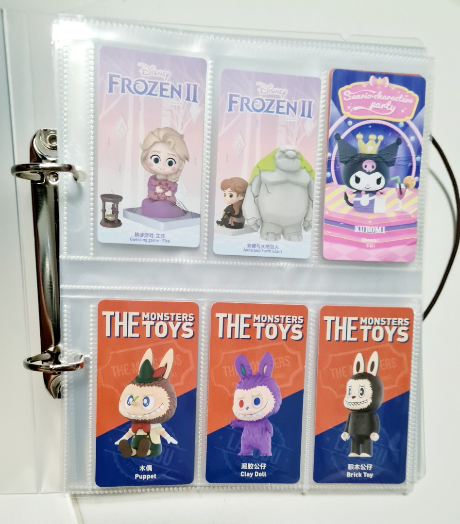 (Punggol) Pop Mart Card Binder - Blind box - Molly Labubu Monster ...
