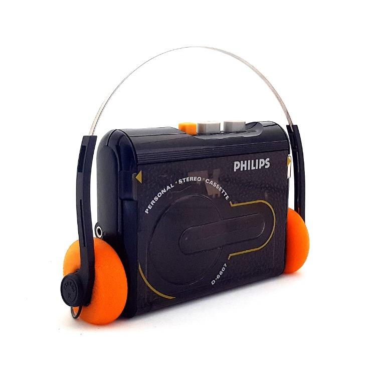 RARE Vintage Brand New Philips Walkman D6607 Personal Stereo Cassette ...