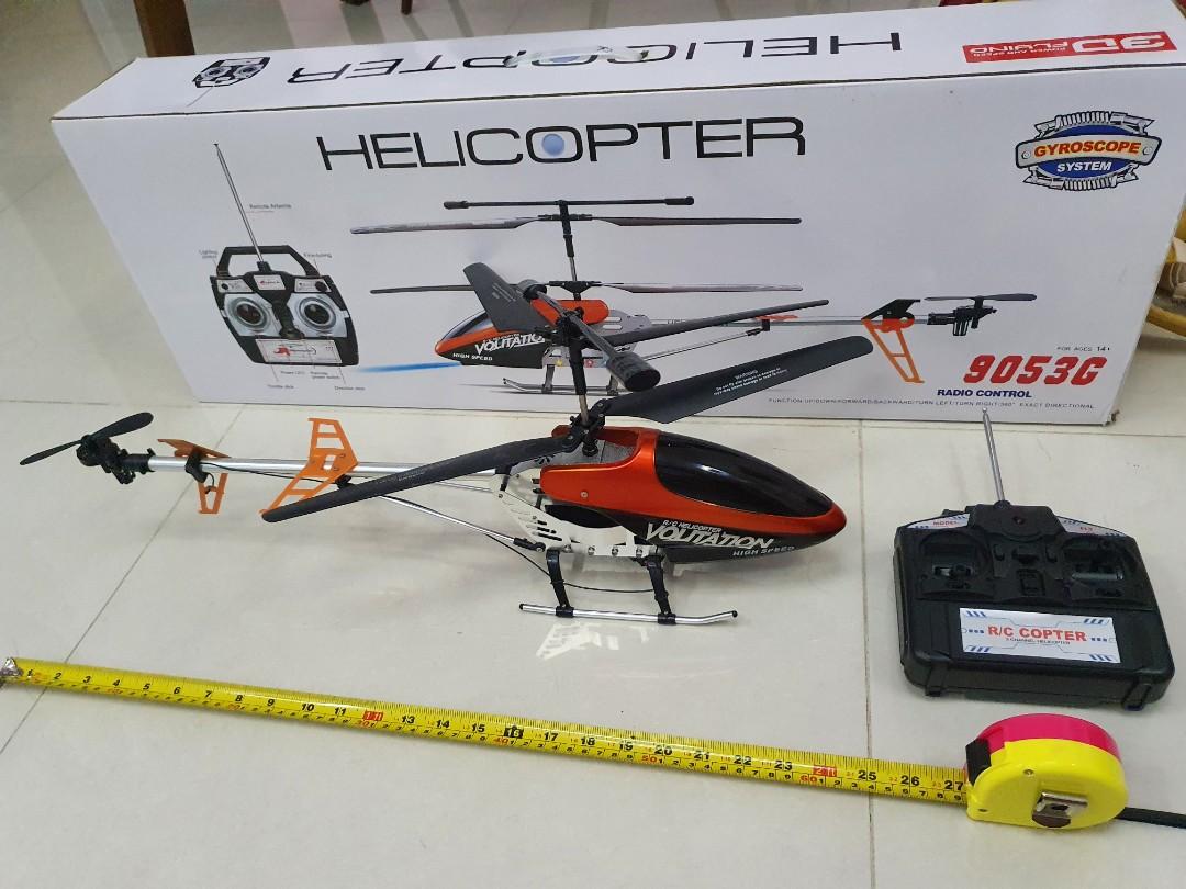 RC Helicopter 3 Channel (60cm), Hobbies & Toys, Toys & Games on Carousell