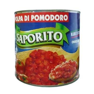 SAPORITO DICED TOMATO 3KG HALAL, Food & Drinks, Packaged & Instant Food ...