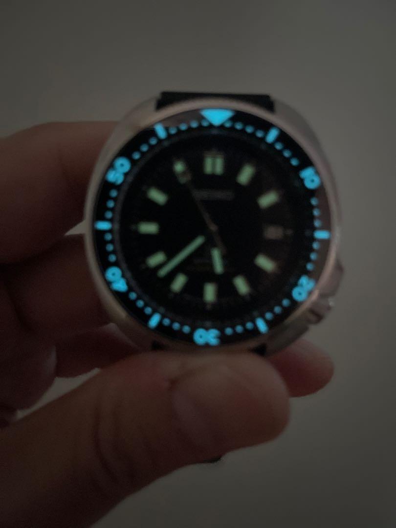 Seiko Mod Captain Willard 6105 Turtle, Luxury, Watches on Carousell