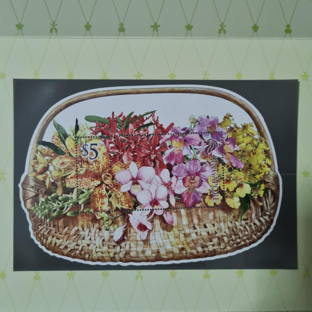 Singapore 1991 Maxi-card Flora Series completed set of 2 C.T.O, Hobbies ...