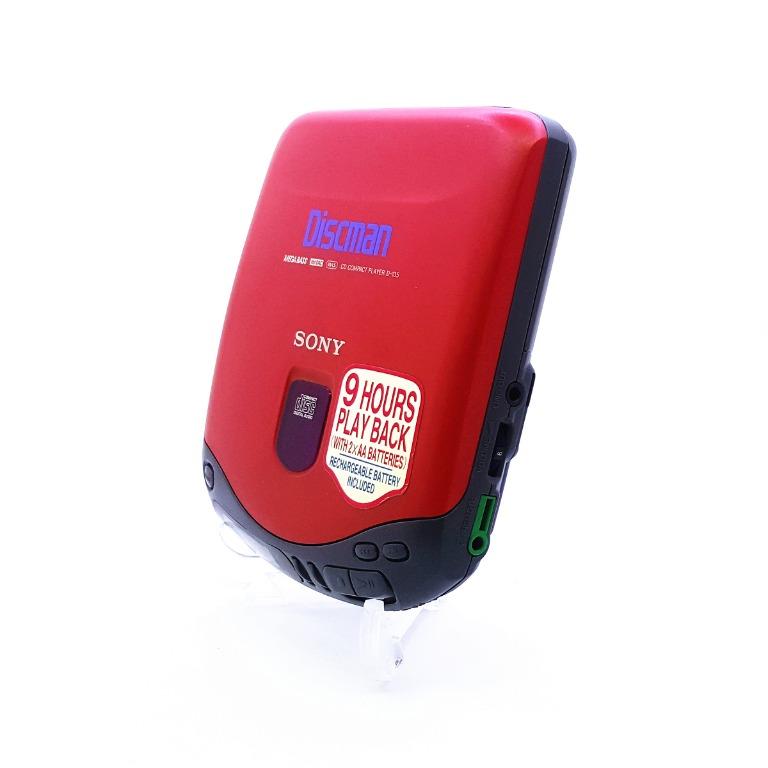 【赤色美品★動作品】Sony Discman/Walkman D-135 Portable CD Player In Excellent ...