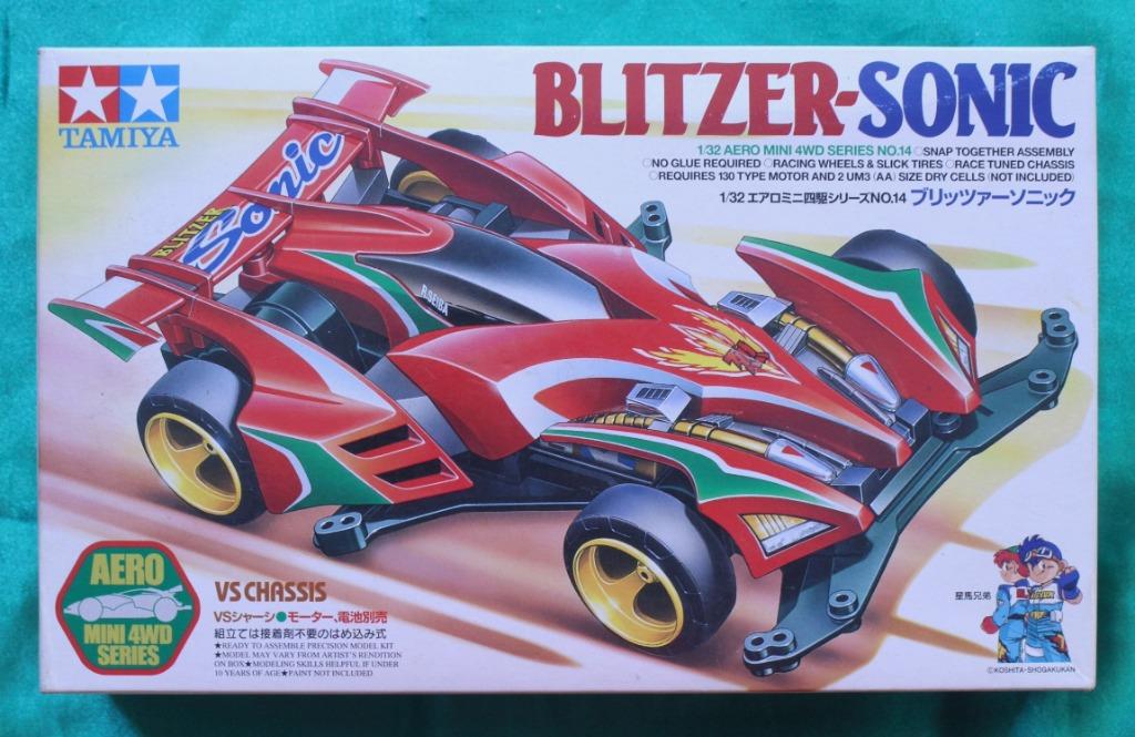 Tamiya Mini 4wd - Blitzer Sonic, Hobbies & Toys, Toys & Games on Carousell