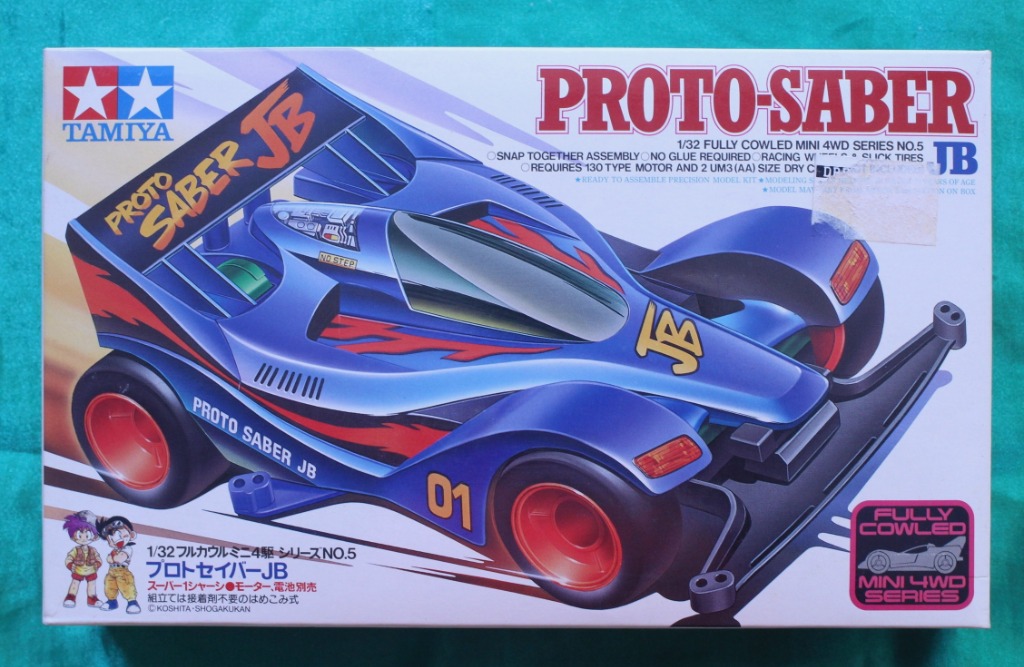 Tamiya Mini 4wd - Proto Saber JB, Hobbies & Toys, Toys & Games on Carousell