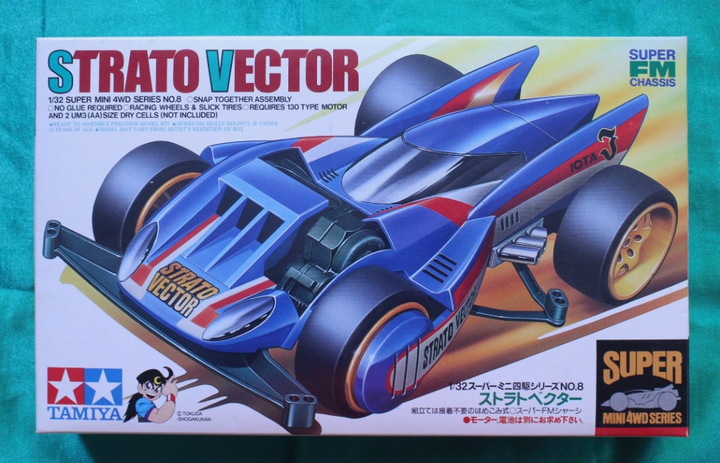 Tamiya Mini 4wd - Strato Vector, Hobbies & Toys, Toys & Games on Carousell