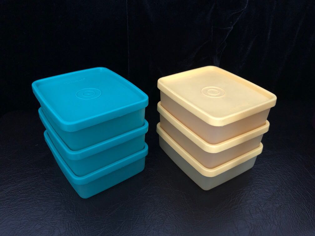 Tupperware mini square container, Furniture & Home Living, Kitchenware ...