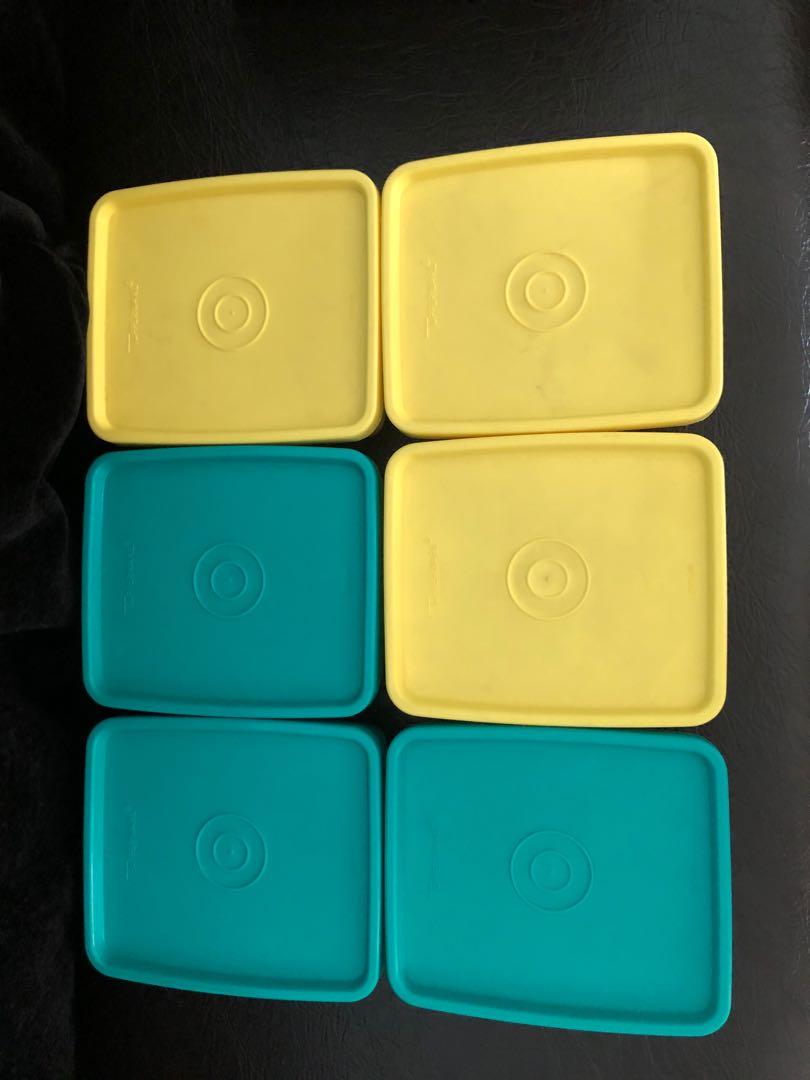 Tupperware mini square container, Furniture & Home Living, Kitchenware ...