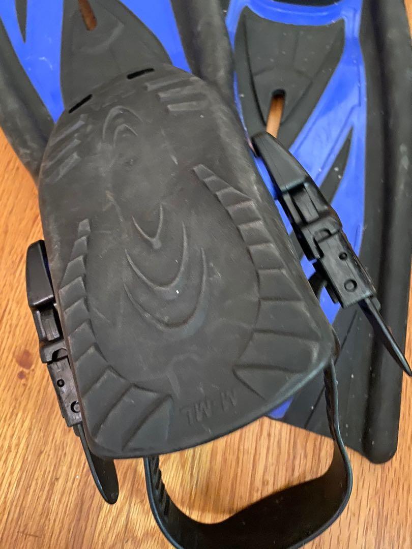 Tusa Scuba X-pert Zoom fins Diver split twin jet pro, Sports Equipment ...