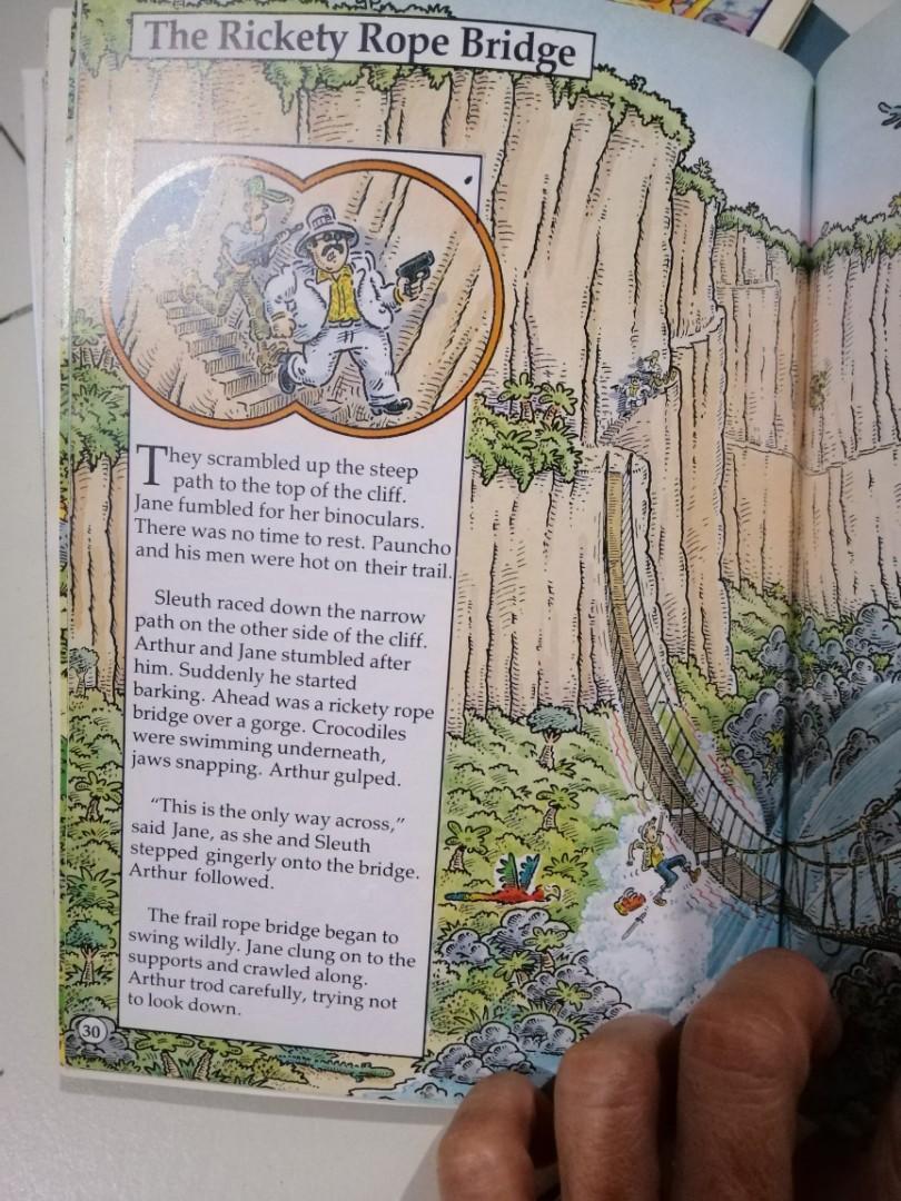 Usborne children English story book children agent Arthur jungle ...