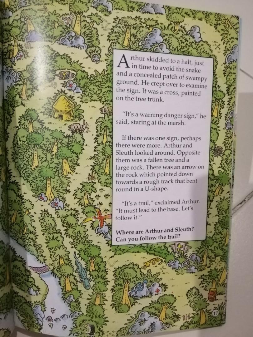 Usborne children English story book children agent Arthur jungle ...