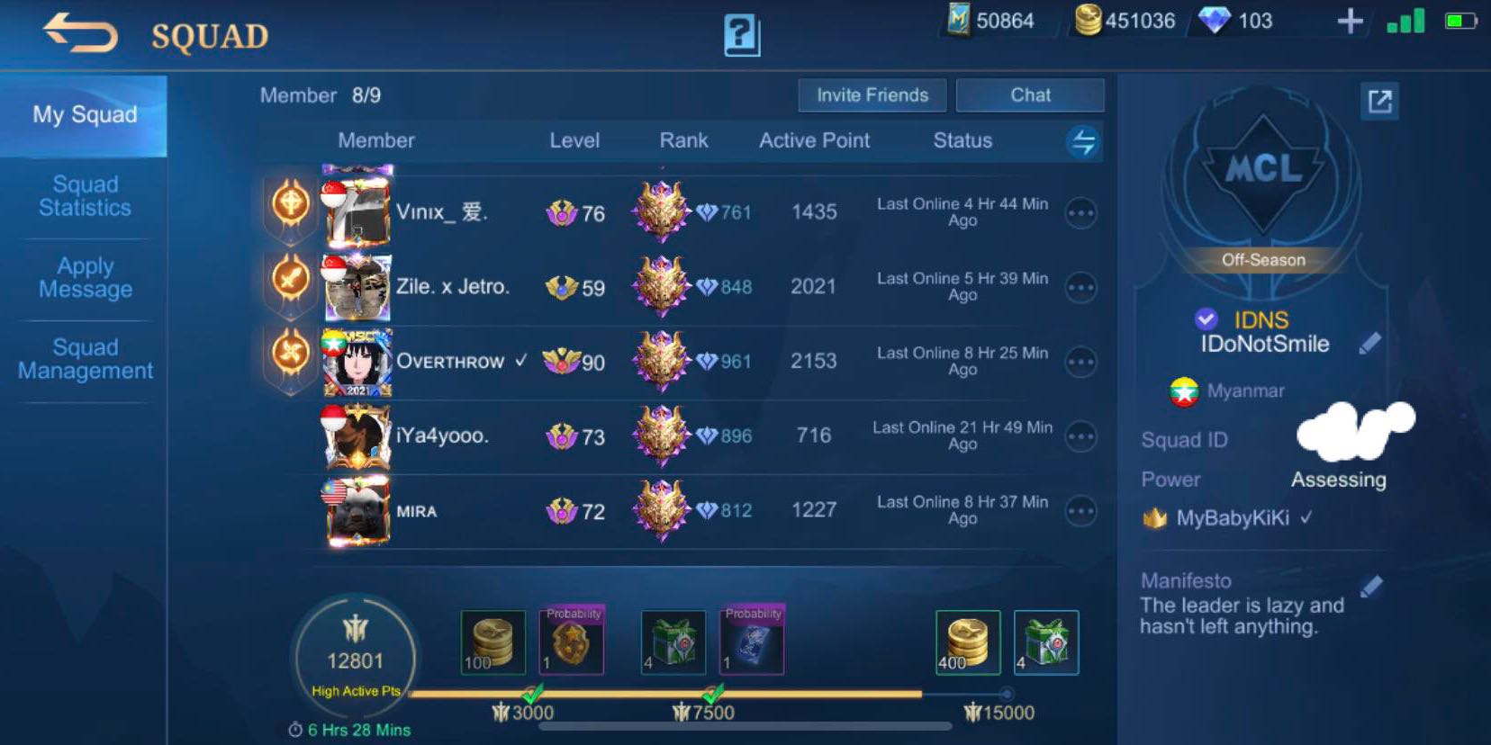 Verify squad mlbb, Video Gaming, Video Games, Others on Carousell