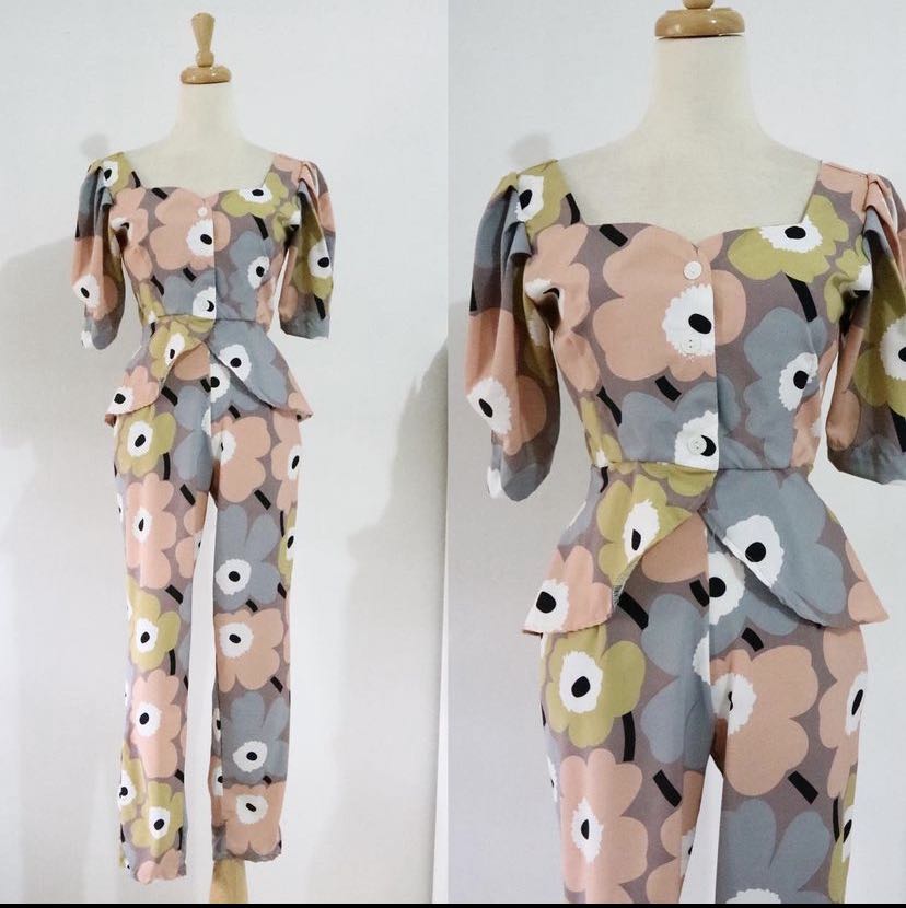 Vintage flora co-ord set, Women's Fashion, Dresses & Sets, Sets or ...