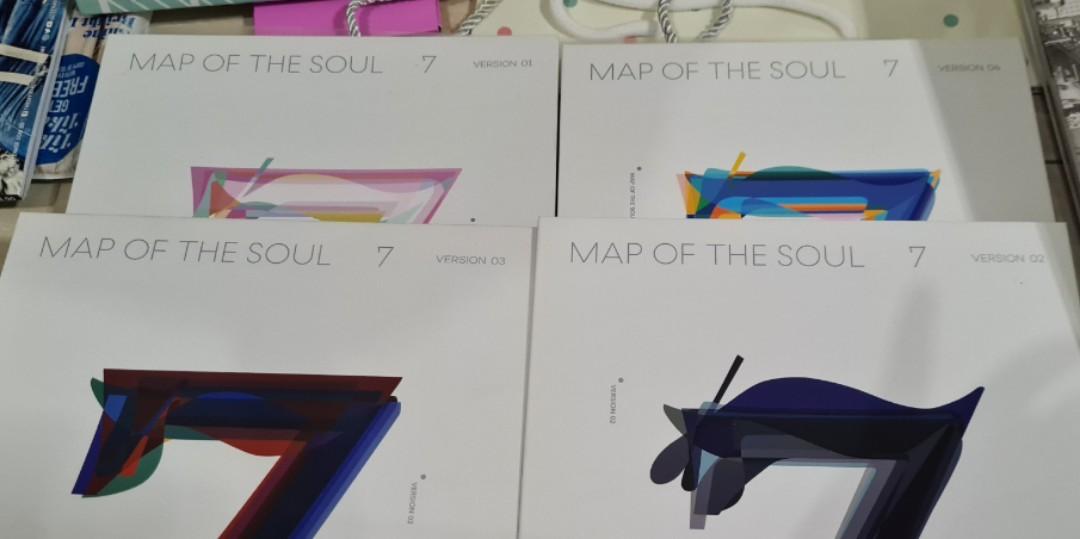 Wts BTS Map Of Seoul Persona & Map Of Seoul 7 unsealed albums, Hobbies ...