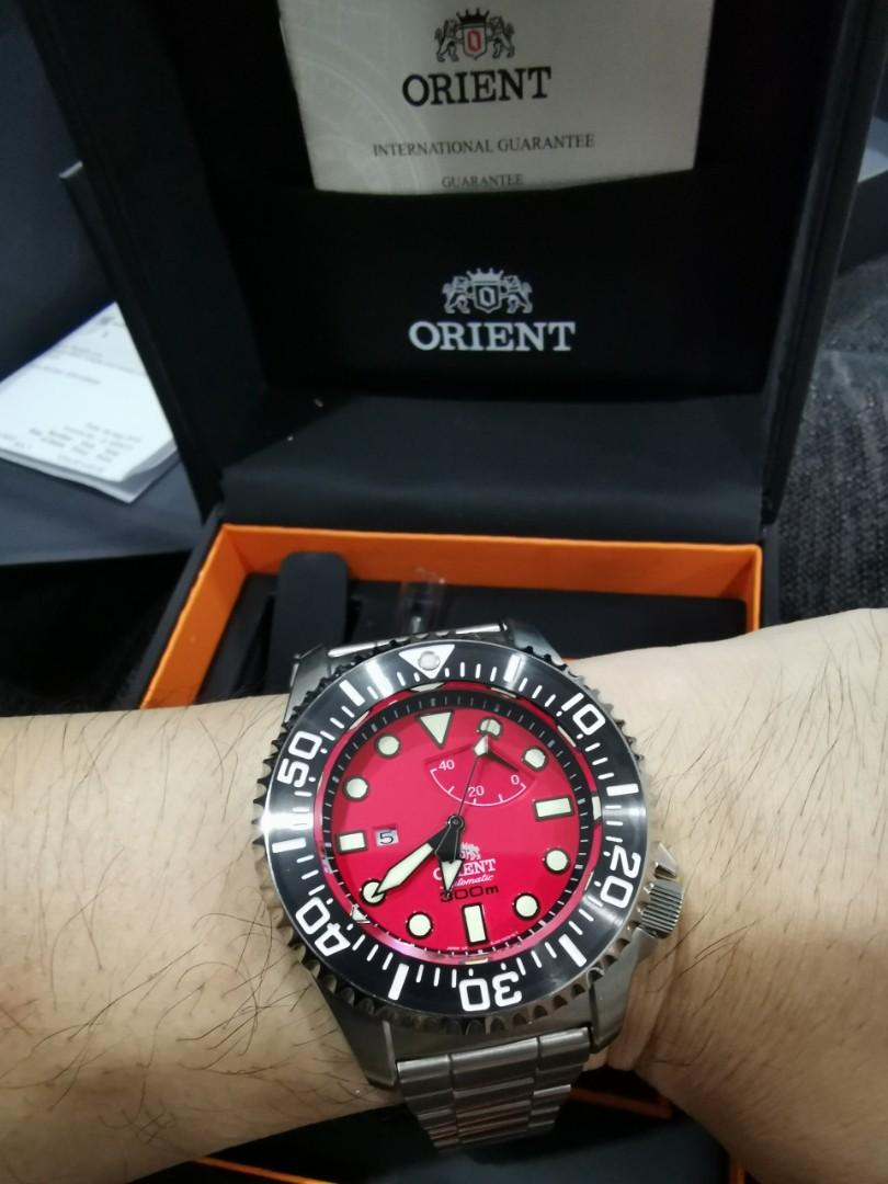 WTS: LNIB Orient Pro Saturation Diver 300m, Men's Fashion, Watches ...