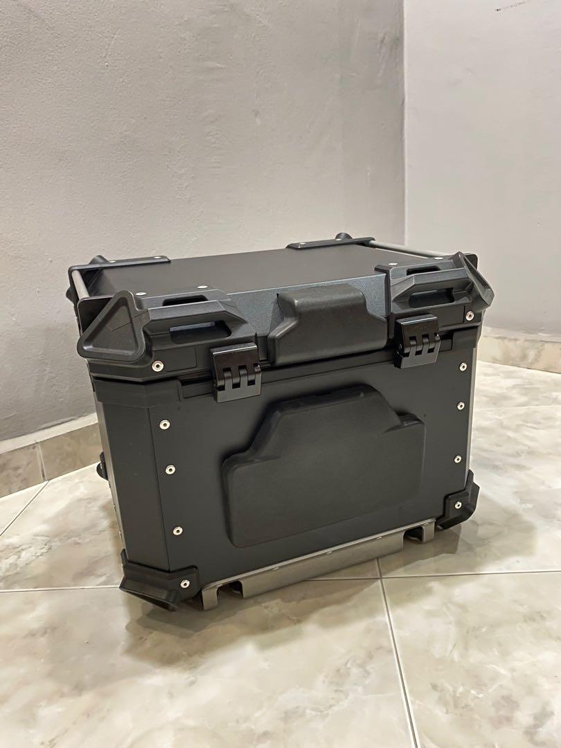 45l Aluminium Top Box with Base Plate and Honda CB150R rack ...