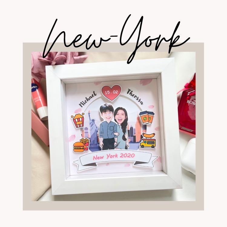 [ New York ] Customised / Personalised Gift : 3D Photo Frame for ...