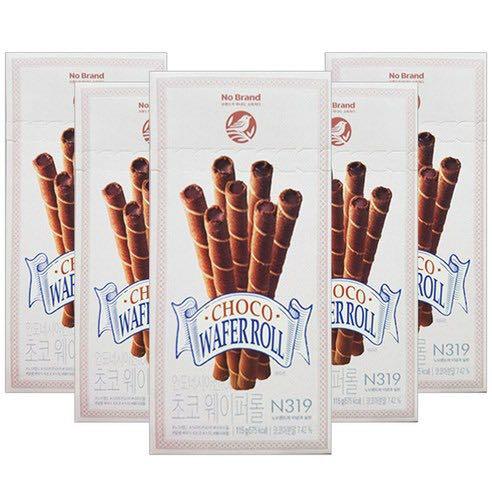 [現貨] No Brand Choco Water Roll 朱古力威化卷 1盒/115g, 嘢食 & 嘢飲, 包裝食物&即食食物 ...