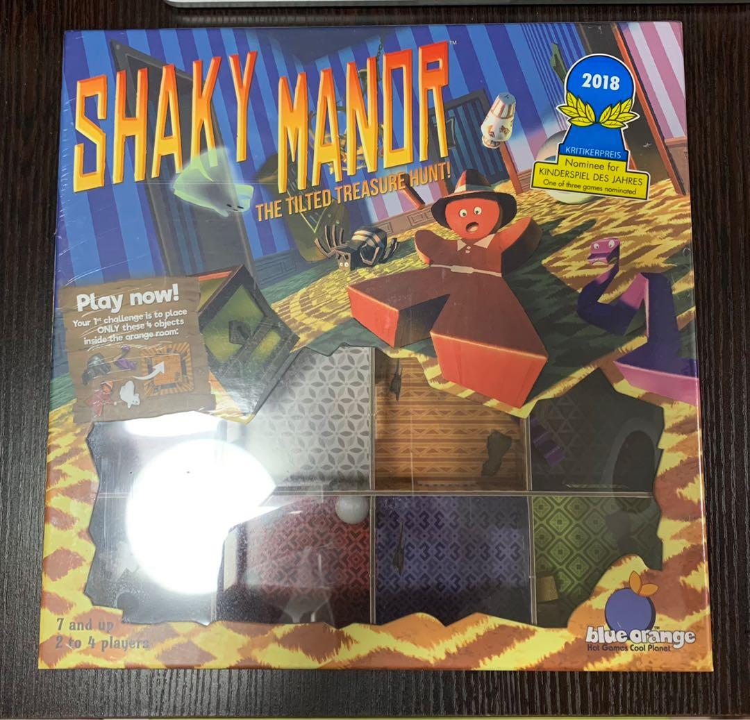 桌遊 Shaky Manor Panic Mansion 晃晃詭宅, 興趣及遊戲, 玩具 & 遊戲類 - Carousell