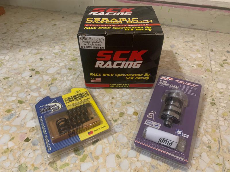 Aerox 155 engine block upgrade kit, Motorcycles, Motorcycle Accessories ...