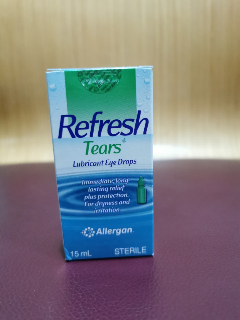 Allergan Refresh Tears Lubricant Eye Drops 15ml, Beauty & Personal Care ...