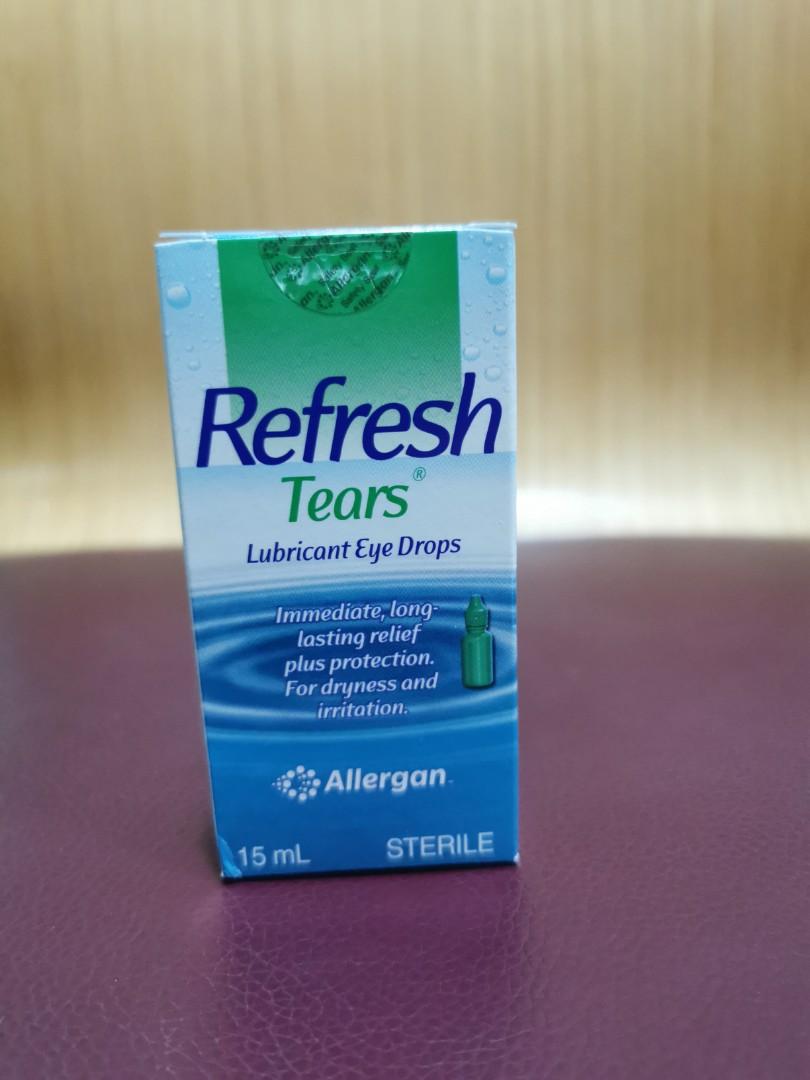Allergan Refresh Tears Lubricant Eye Drops 15ml, Beauty & Personal Care ...