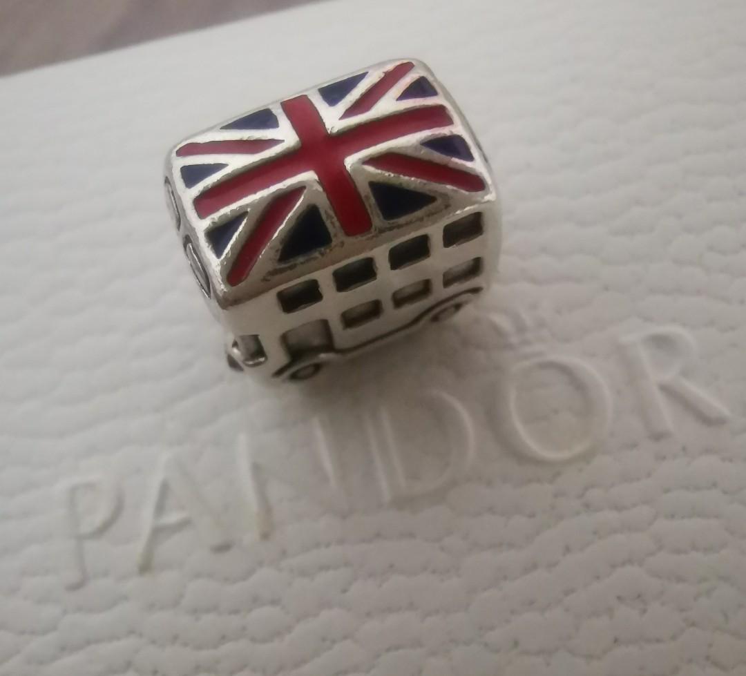 Authentic Pandora (British Royal Guard Dangle and London bus charm ...
