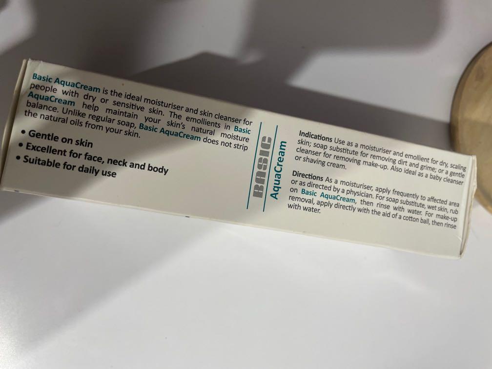 Basic Aqua Cream Aqueous Cream 100g, Beauty & Personal Care, Bath ...