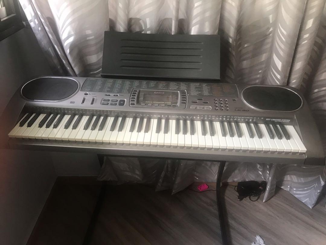 Casio LK-80 Keyboard, Hobbies & Toys, Music & Media, Musical ...