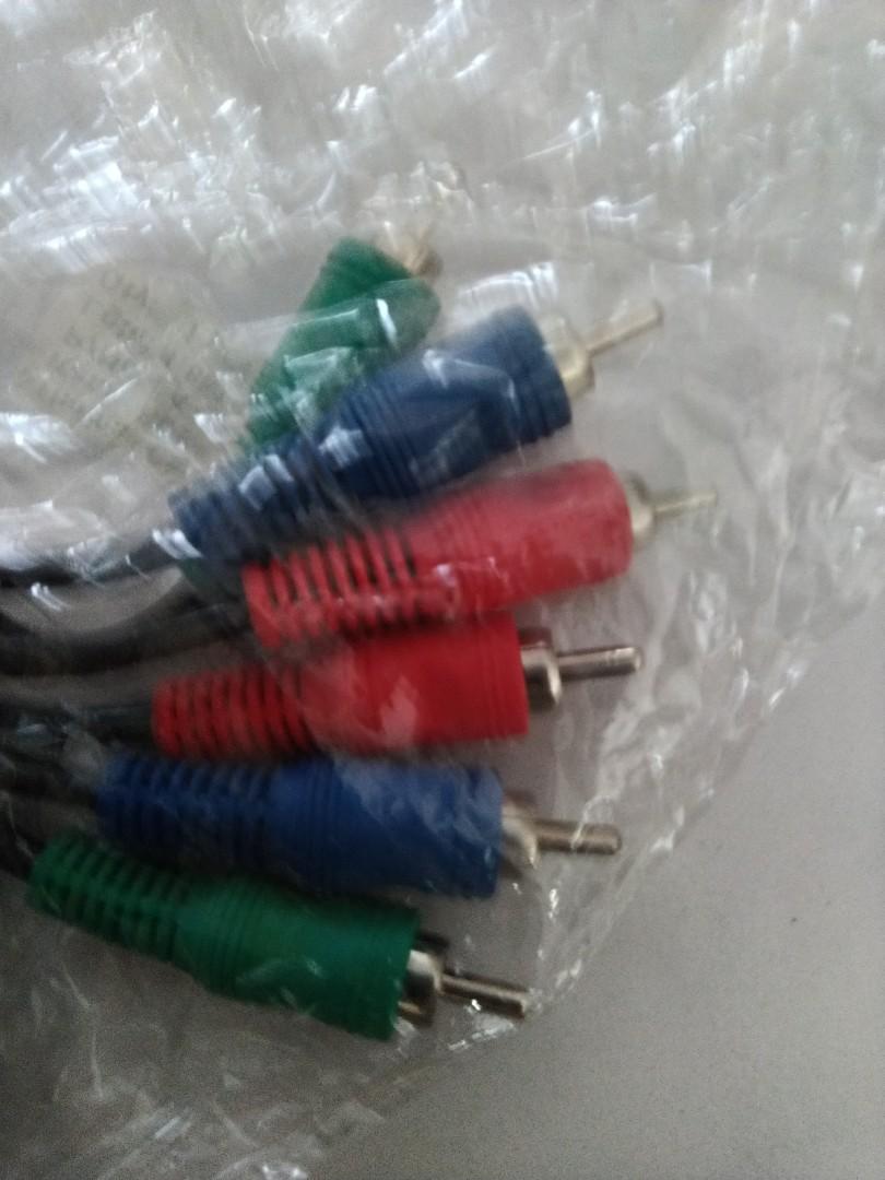 Component RGB cables 1.8M (metre), TV & Home Appliances, TV ...