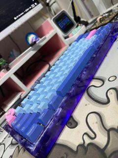 Pink KFE CE (WKL) custom mechanical keyboard gmk, Computers & Tech ...