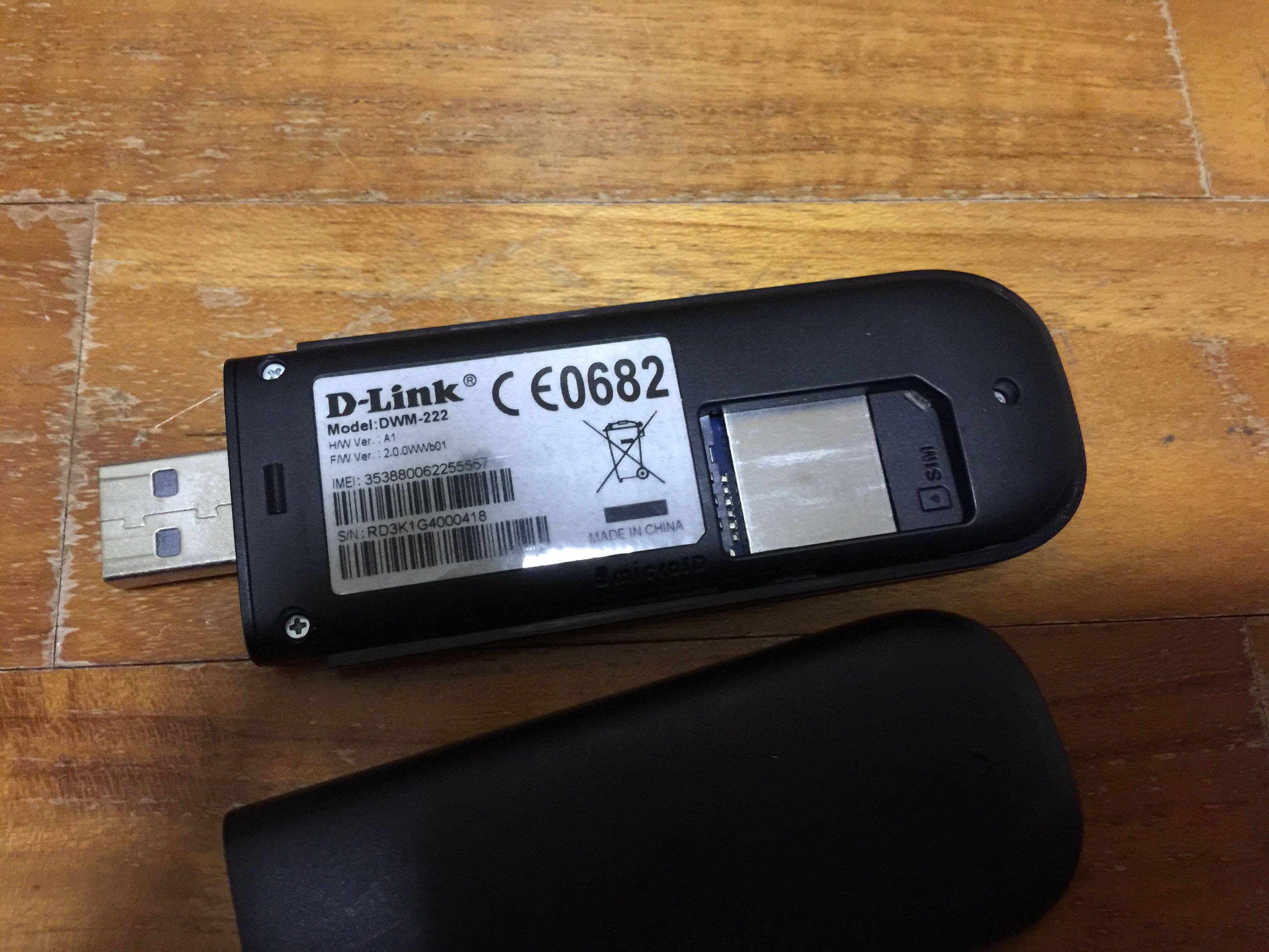 D Link DWM-222 4G LTE USB Adapter, Mobile Phones & Gadgets, Other ...