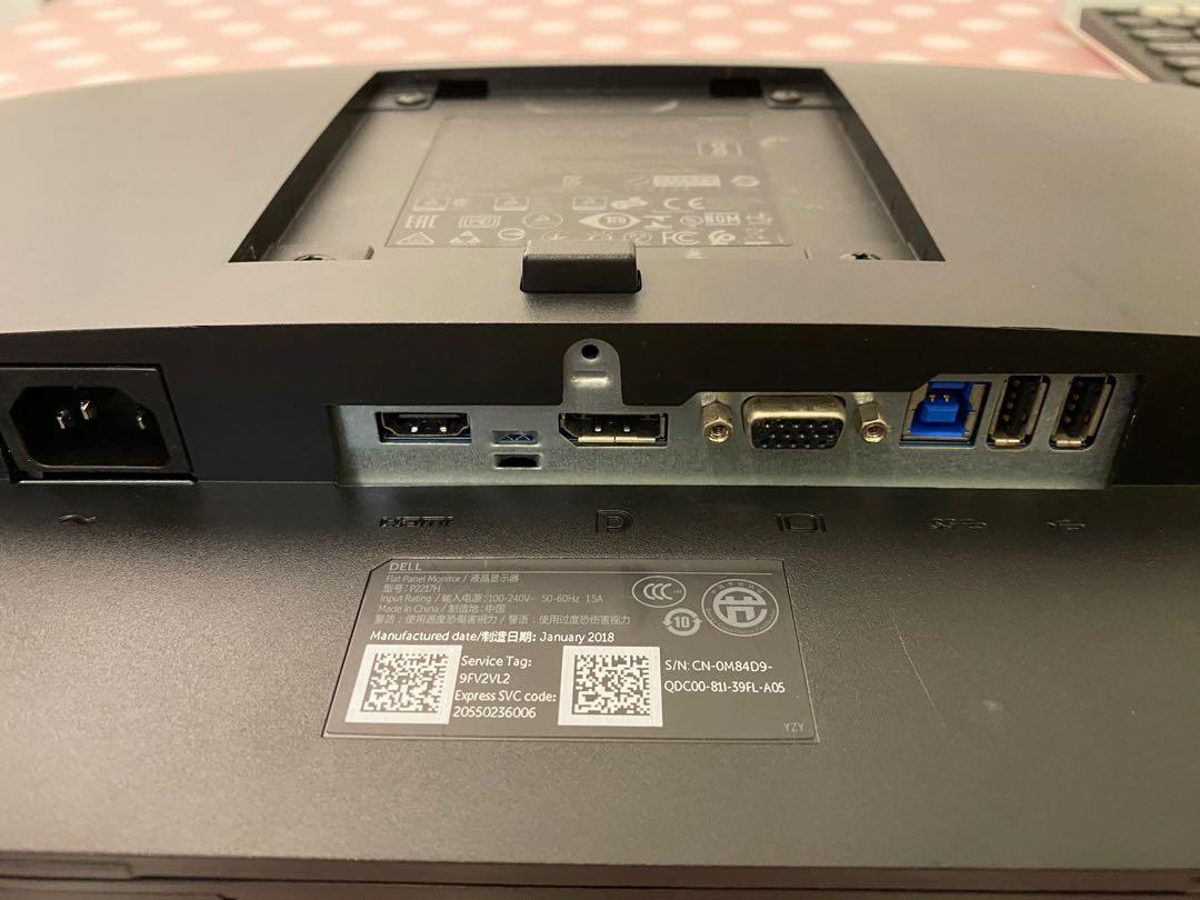 Dell Monitor P2217H, Computers & Tech, Parts & Accessories, Monitor ...
