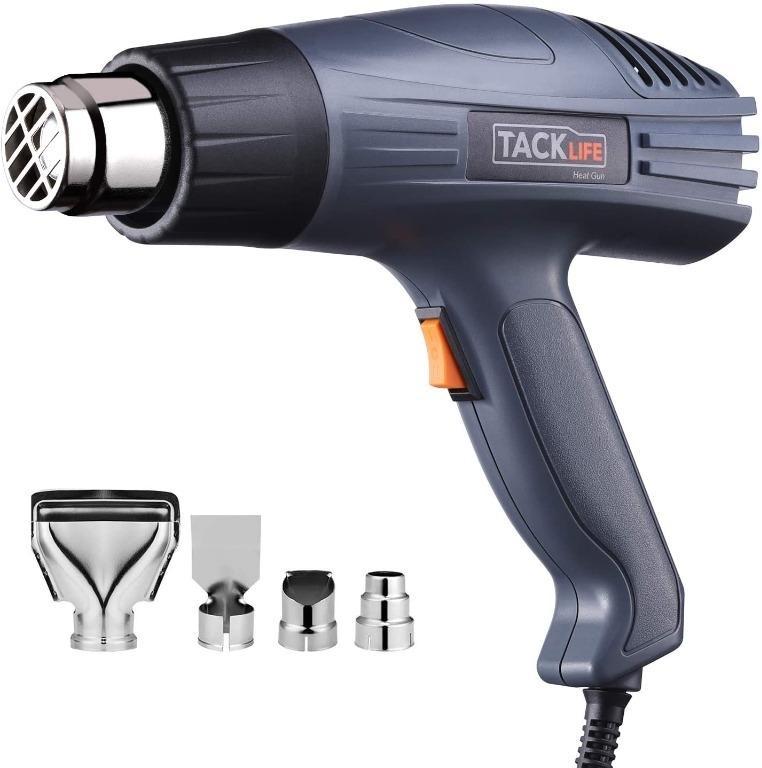 E2088 TACKLIFE Heat Gun 2000W 400℃~600℃ Dual Temperature Heat Gun Kit ...