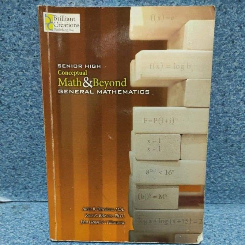 General Mathematics General Math SHS Book Senior High School, Hobbies ...