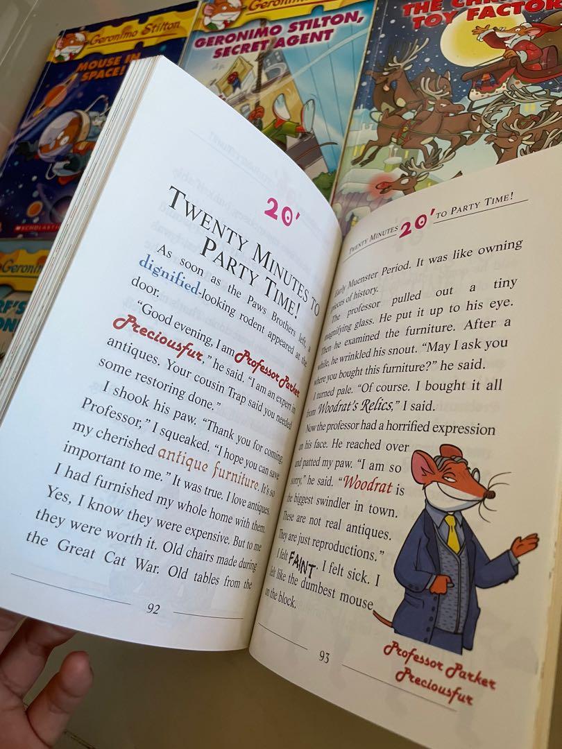 Geronimo Stilton Books, Thea Stilton, Creepella Von Cacklefur Series ...