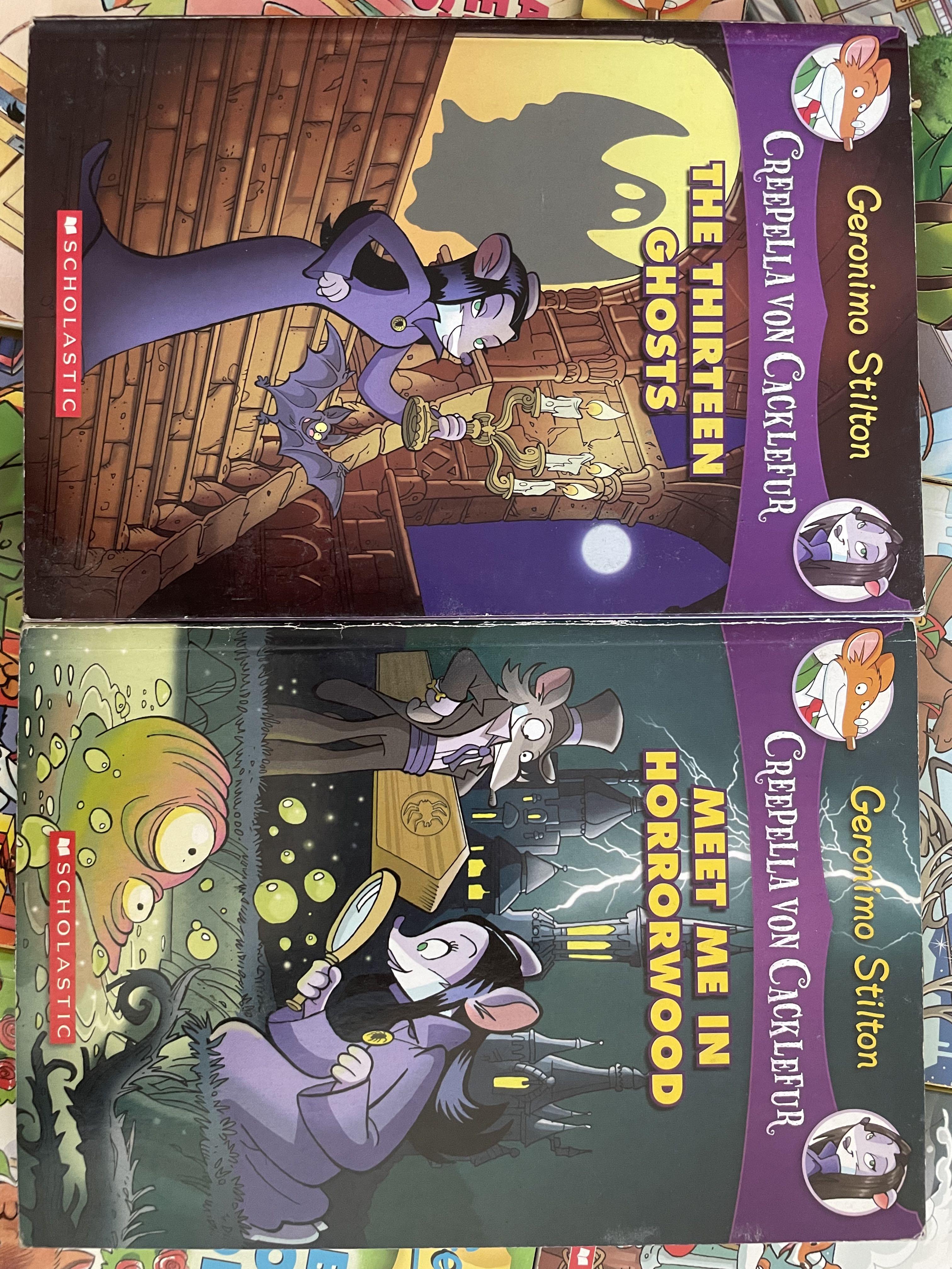 Geronimo Stilton Books, Thea Stilton, Creepella Von Cacklefur Series ...