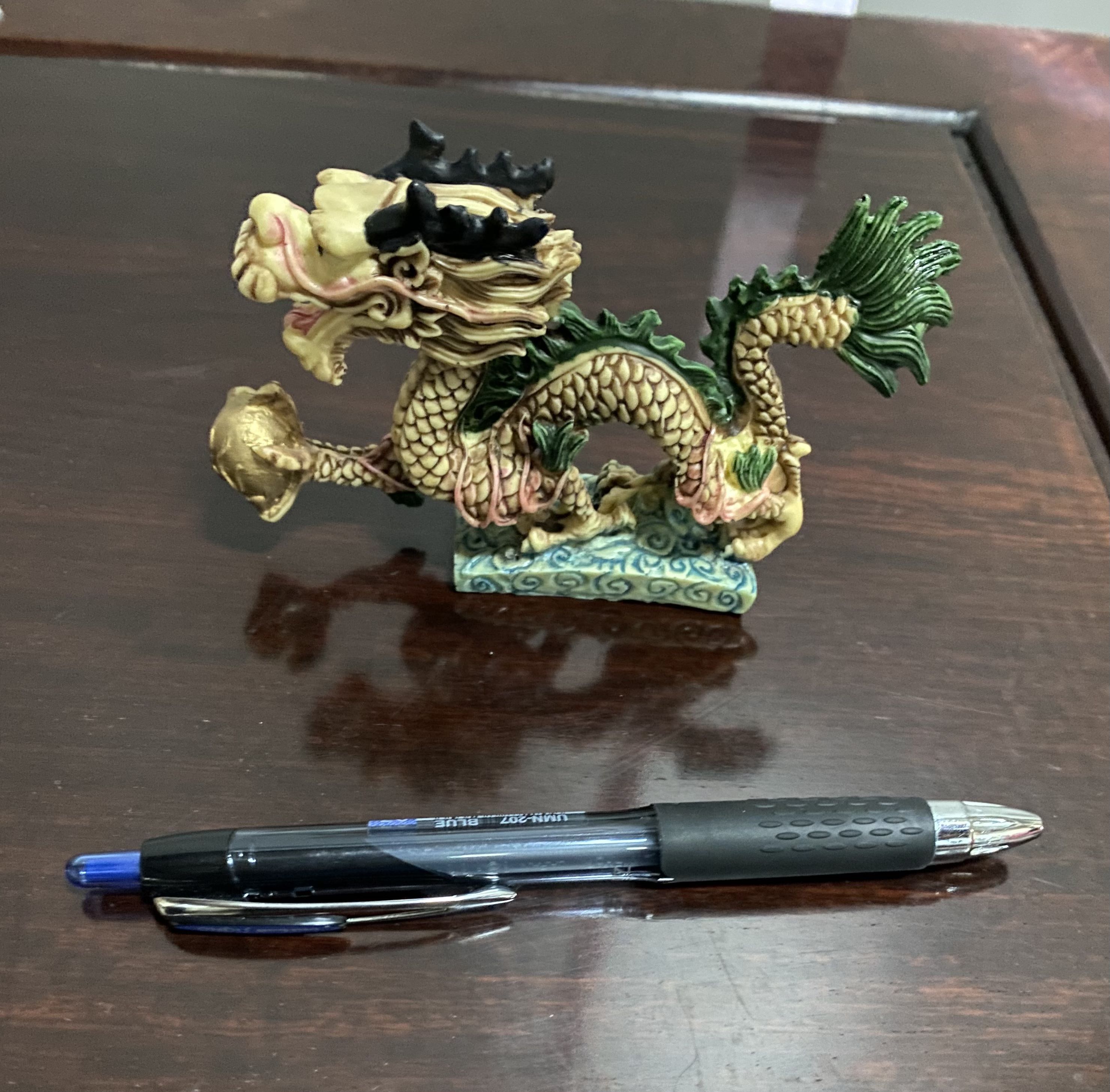 Hand painted dragon carving, Hobbies & Toys, Memorabilia & Collectibles ...