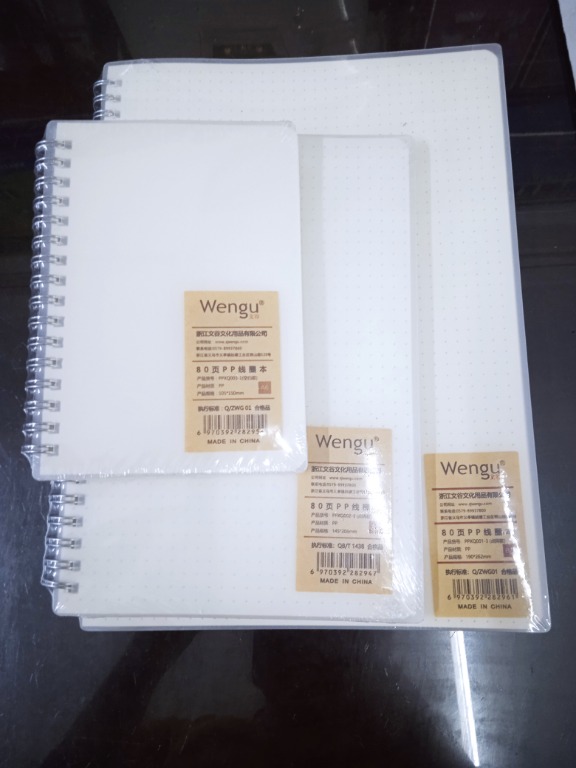 Hokka Muji Styled Notebook (Dotted) A6 size, A5 size and B5 size ...