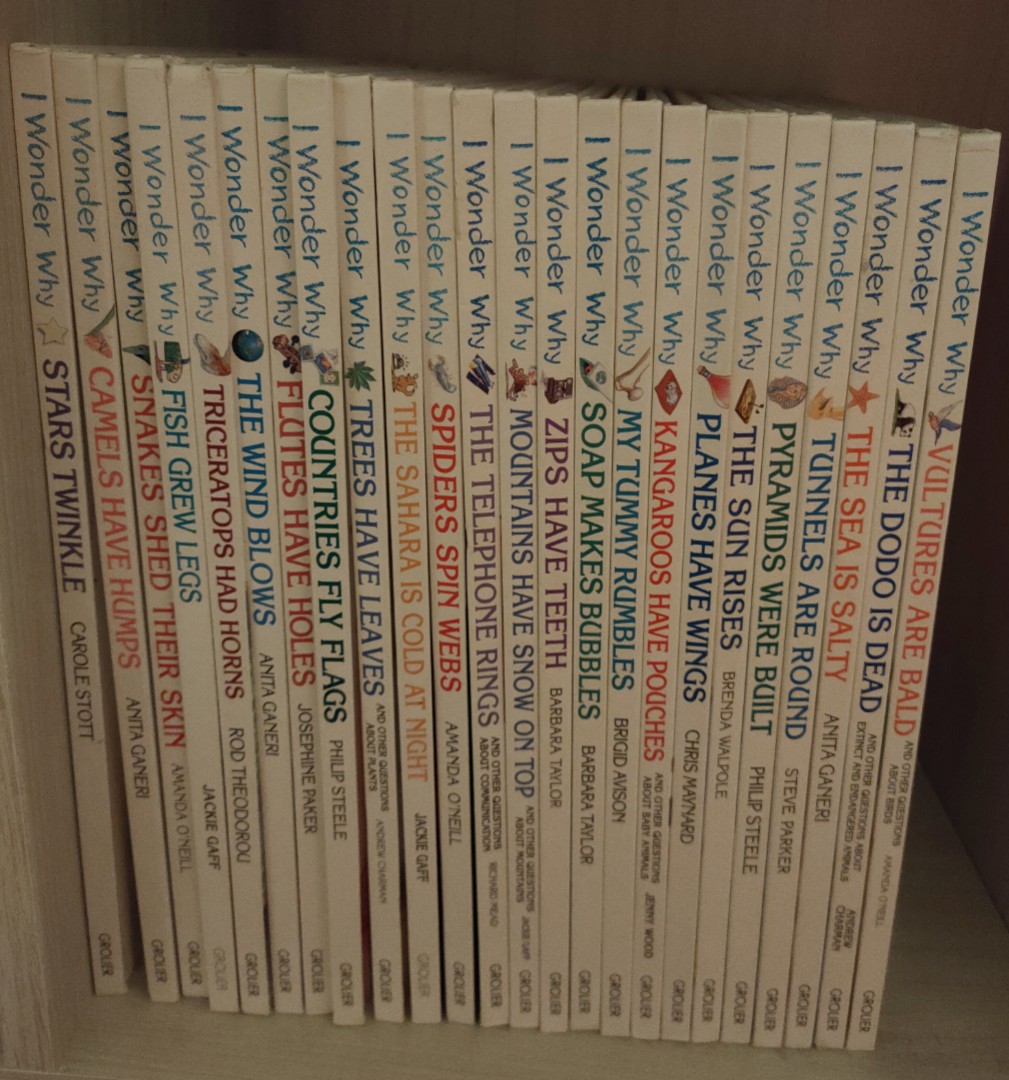 Grolier - I wonder why series (24 books), Hobbies & Toys, Books ...