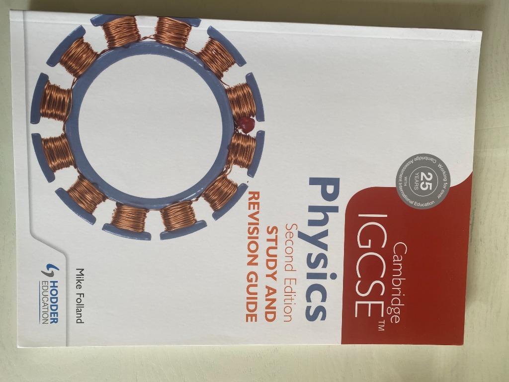 IGCSE Cambridge Physics Study and Revision guide, Hobbies & Toys, Books ...