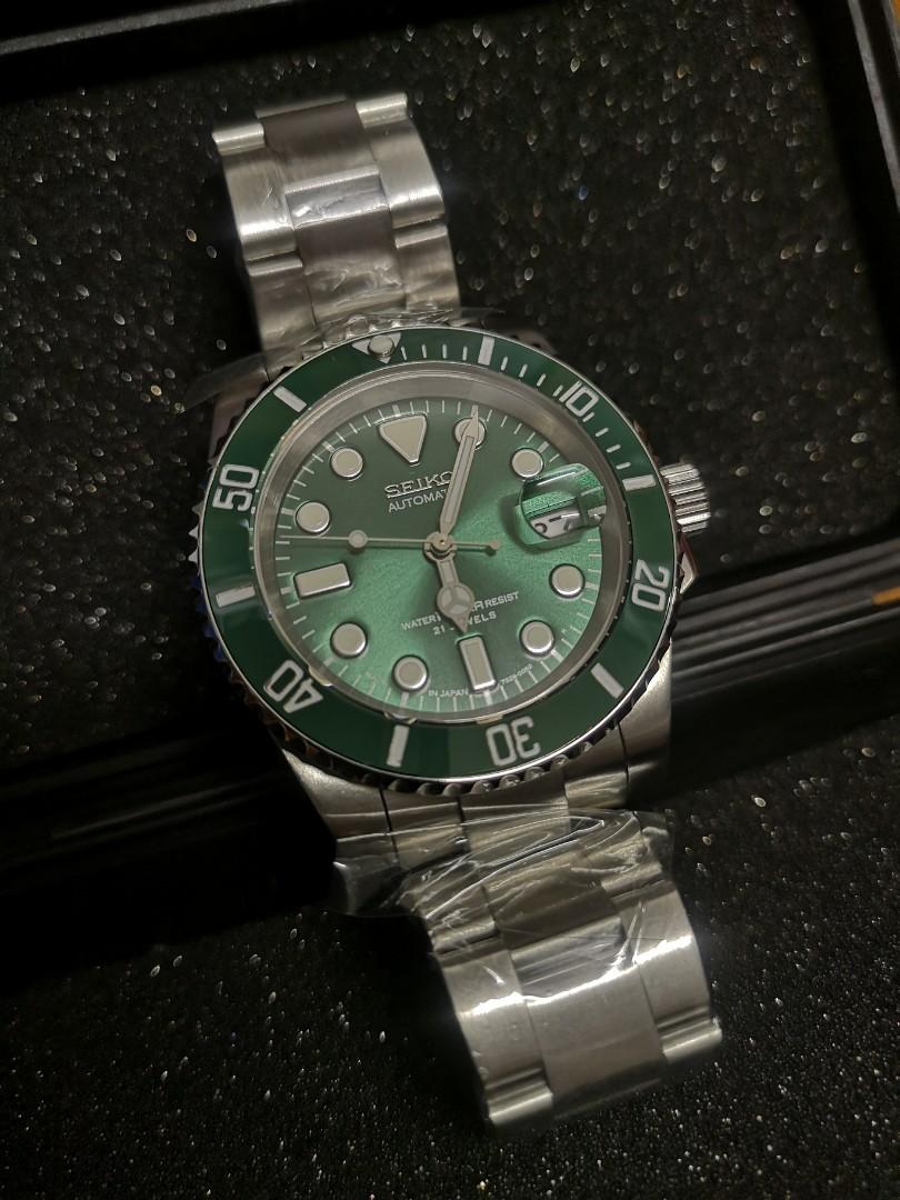 (In Stock Newly Built) Brand New Seiko Mod Hulk / Smurf Homage (Not ...