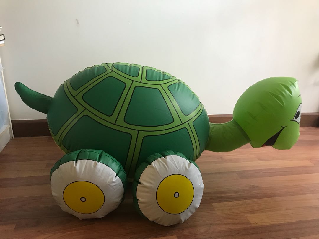 Inflatable bouncy tortoise , Babies & Kids, Infant Playtime on Carousell