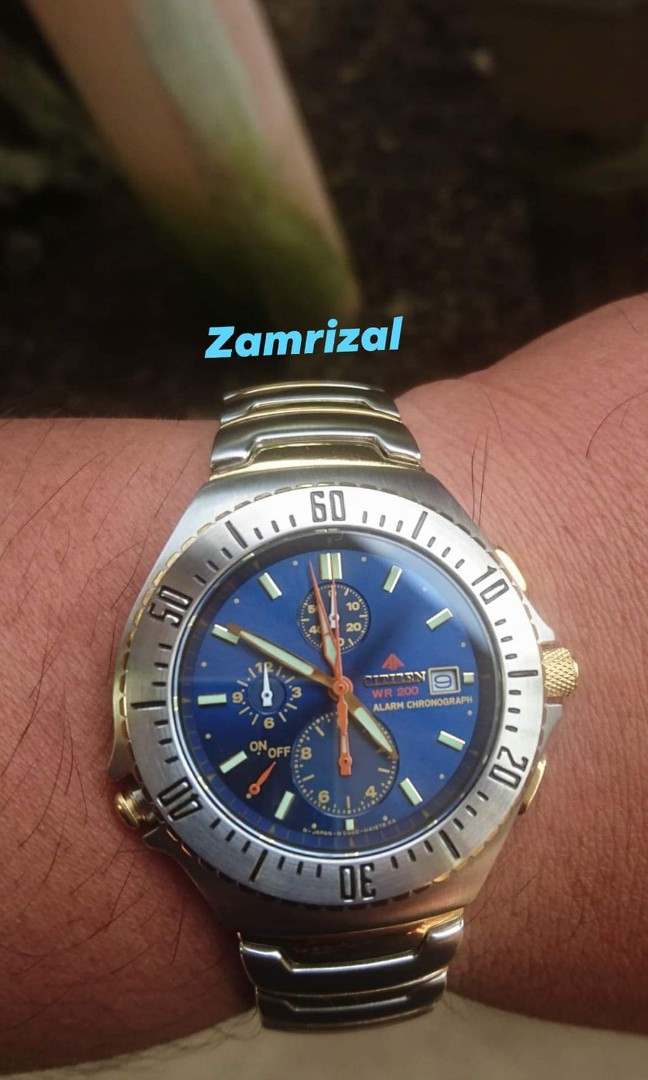 Jam citizen chrono promaster wr200, Men's Fashion, Watches ...