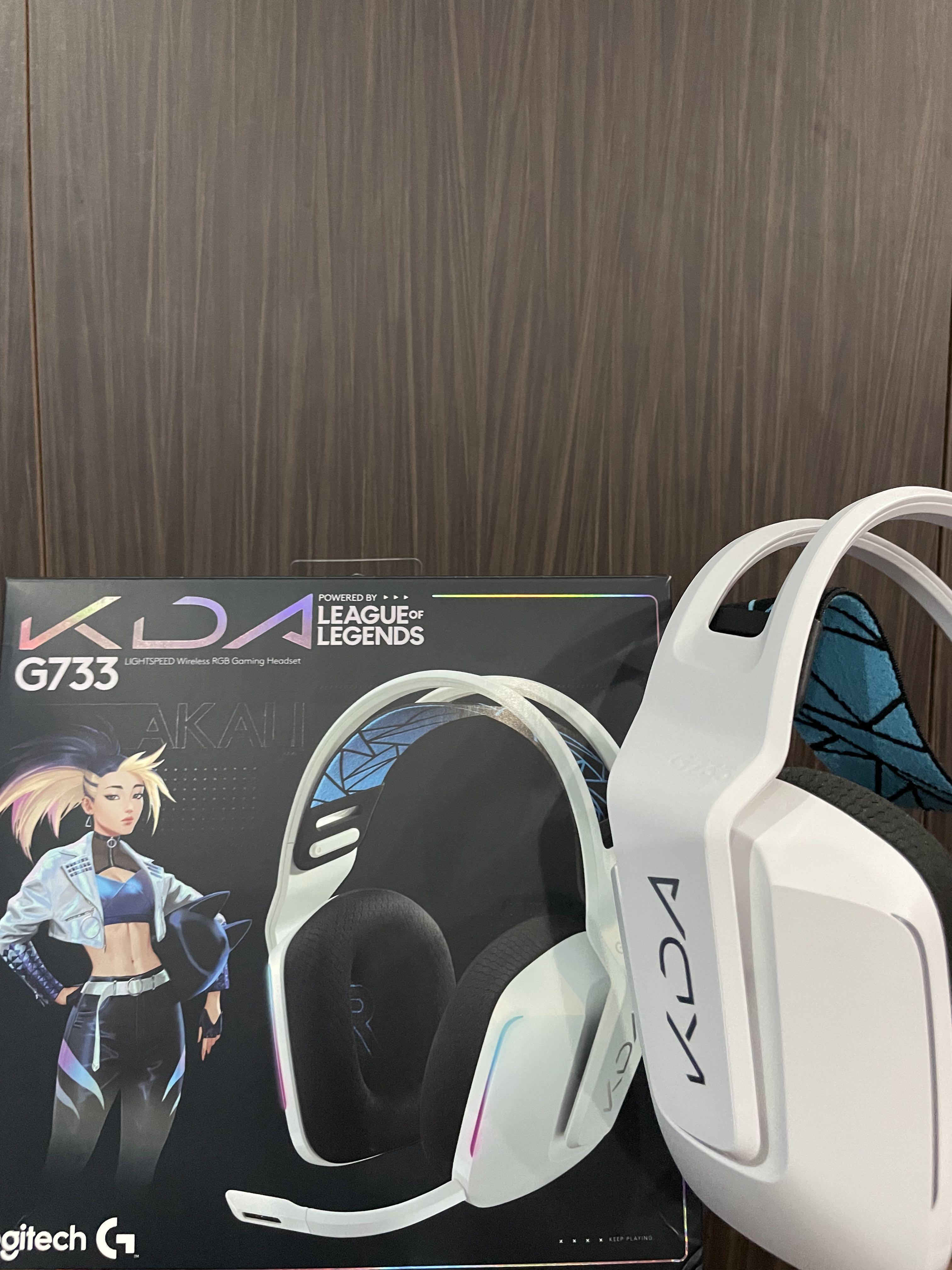 Logitech KDA G733 Lightspeed Wireless RGB Gaming Headset, Audio ...
