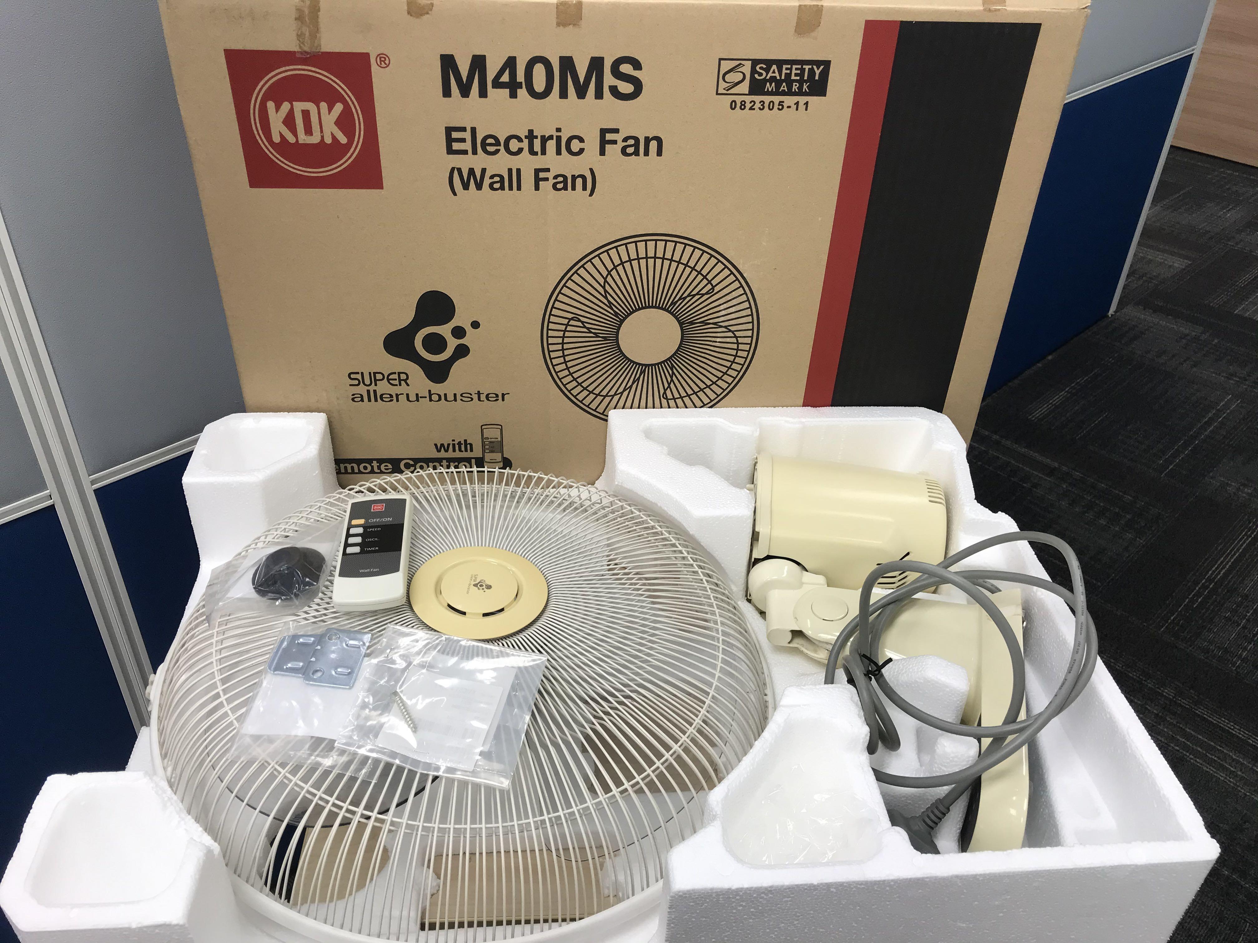 KDK Fan with remote control M40MS, TV & Home Appliances, Kitchen ...