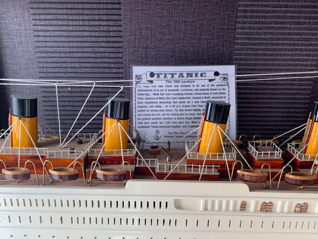 Large size scale model Titanic 80x30cm, Hobbies & Toys, Collectibles ...