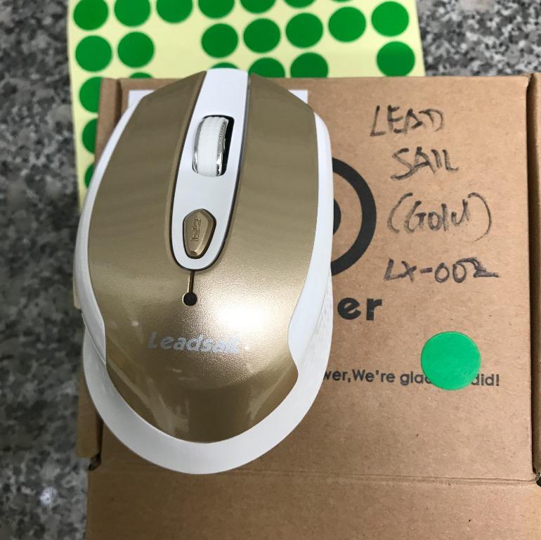 Leadsail LX-002 Wireless Mouse for Laptop Silent Cordless USB Mouse ...