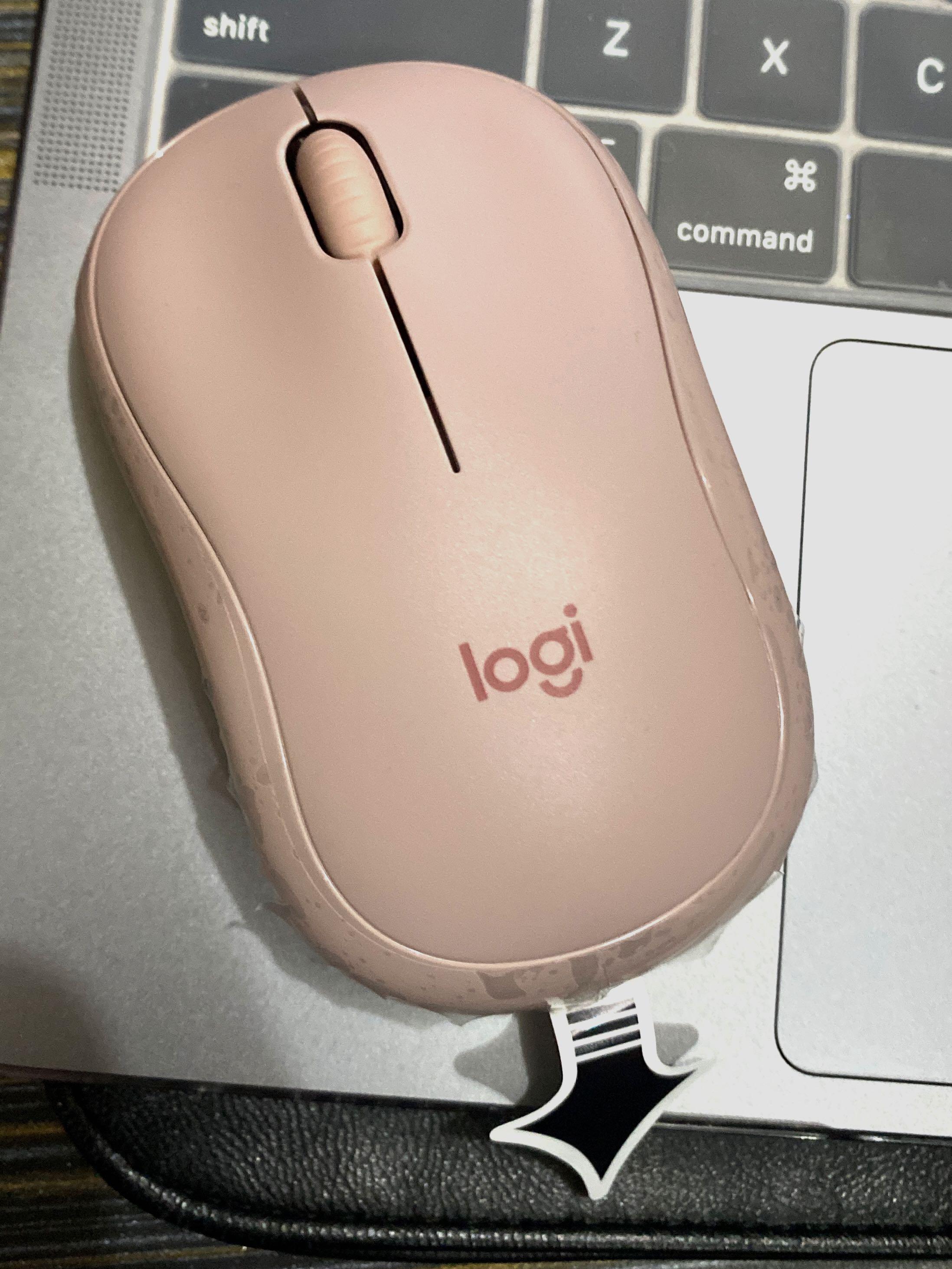 Logitech M221 Mouse Wireless Silent Noiceless in Pink, Computers & Tech ...